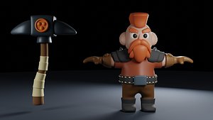 Blender Dwarf Models | TurboSquid