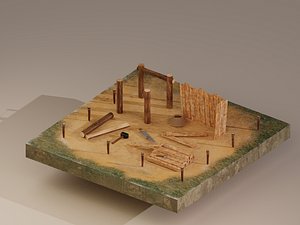 Building Foundation 3D Models for Download | TurboSquid