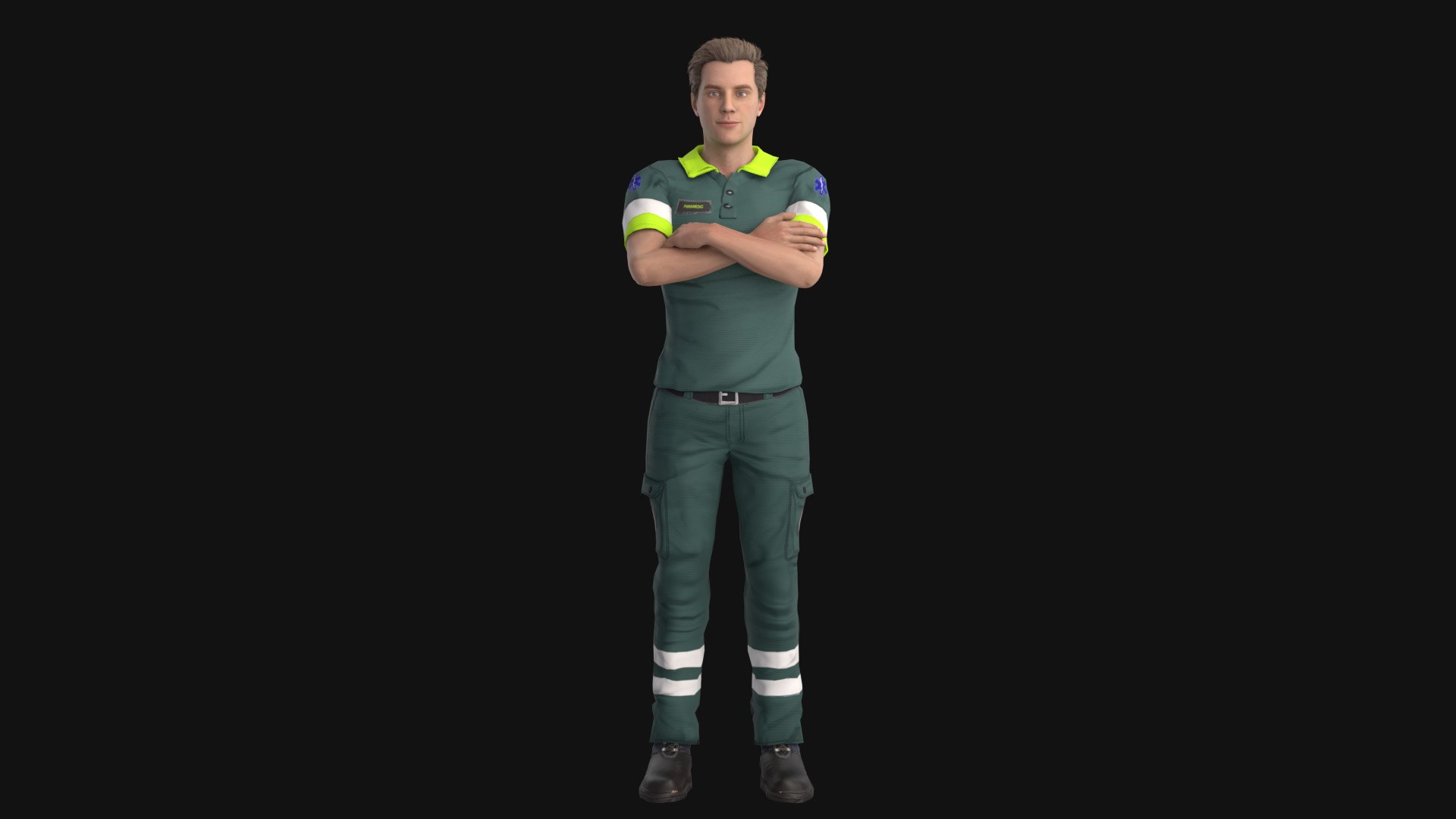 Paramedic Rigged 3D Model - TurboSquid 2256270