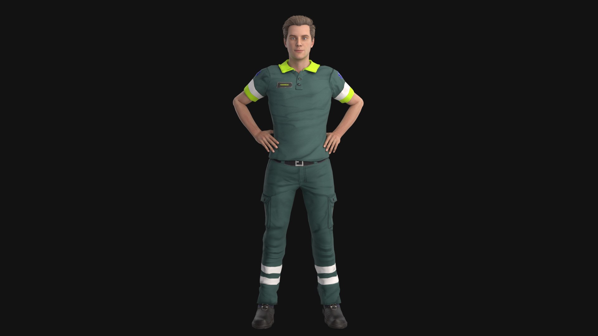 Paramedic Rigged 3D Model - TurboSquid 2256270