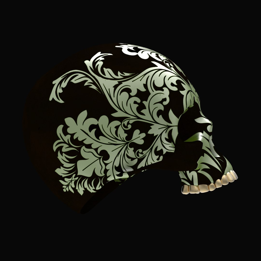 Skull Design 3d Model
