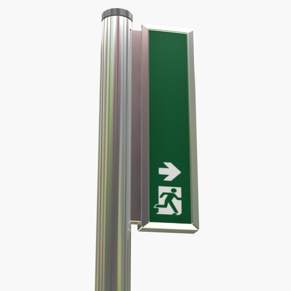 Exit Sign 3D Models for Download | TurboSquid