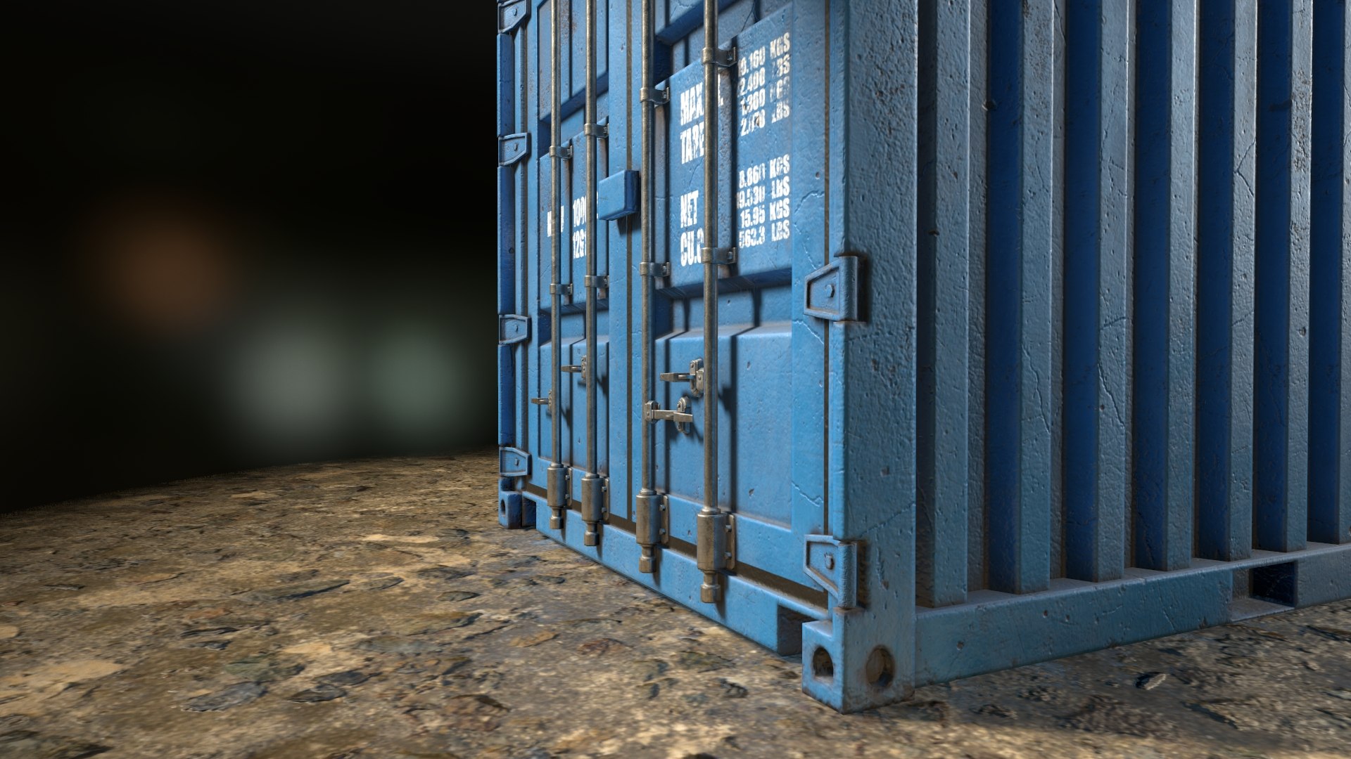 3D container shipping - TurboSquid 1409580