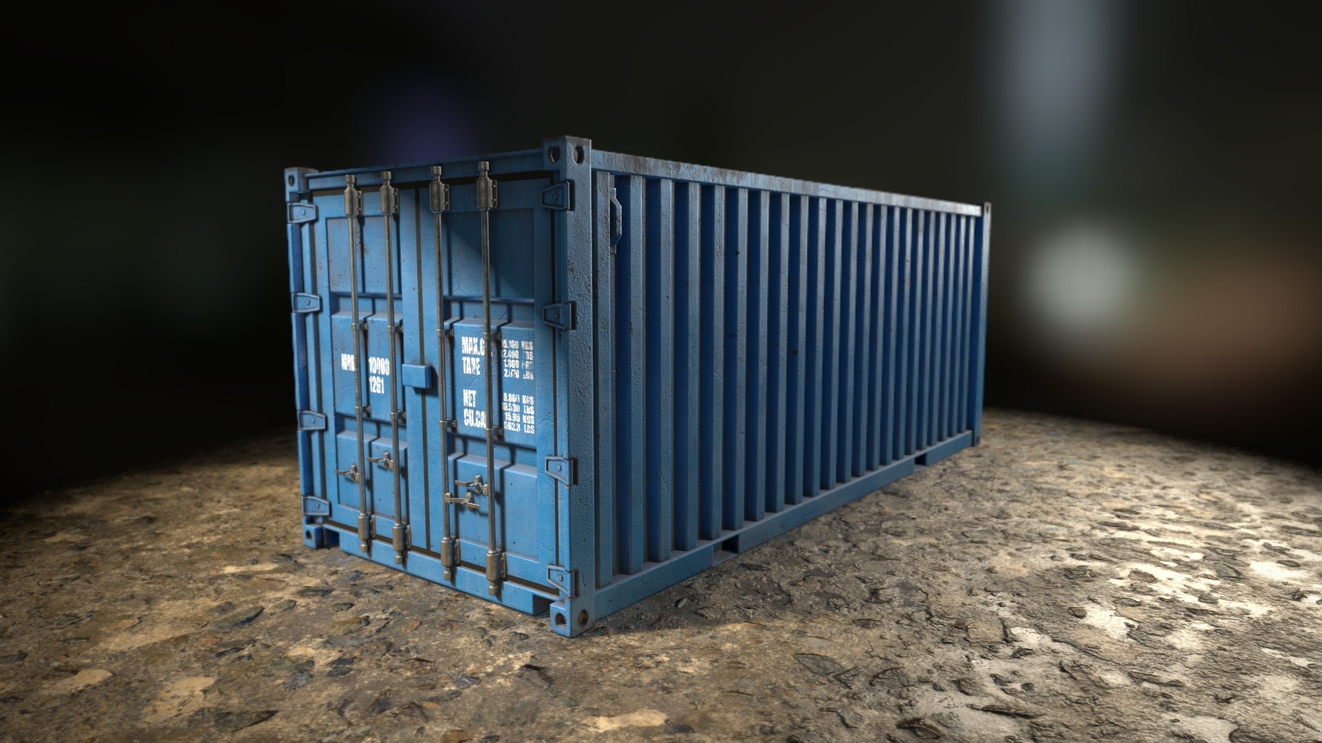 3D container shipping - TurboSquid 1409580