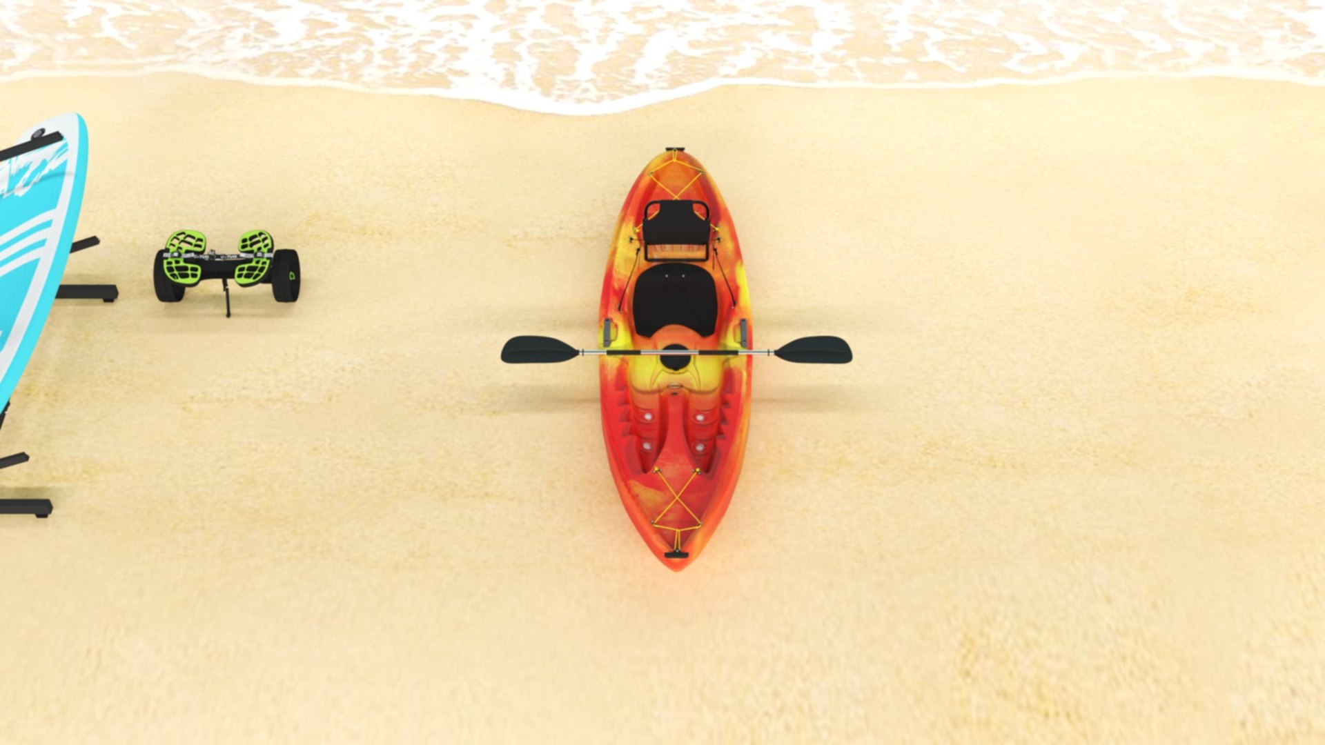 3D Perception Kayaks Tribe - TurboSquid 2376884