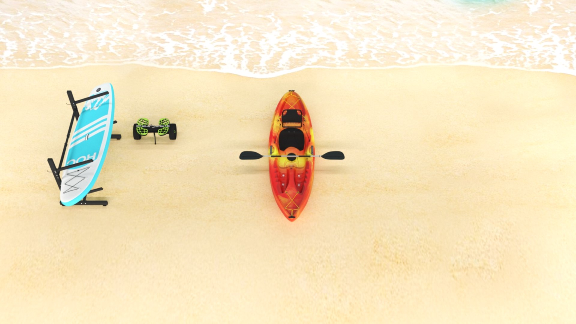 3D Perception Kayaks Tribe - TurboSquid 2376884