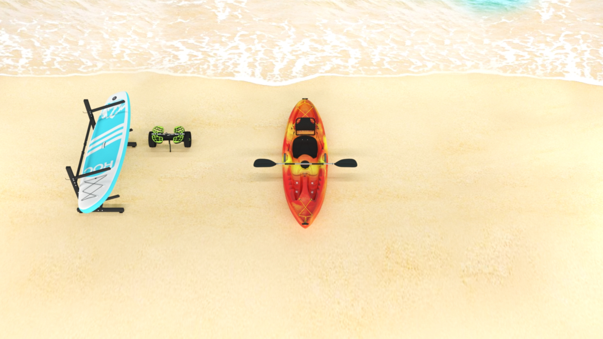 3D Perception Kayaks Tribe - TurboSquid 2376884