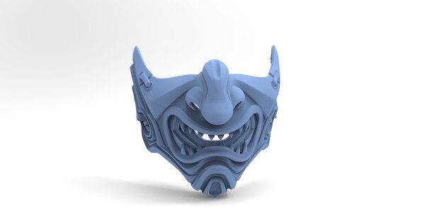 3D модель Маска самурая для лица Mortal Kombat 11 - TurboSquid 2118274