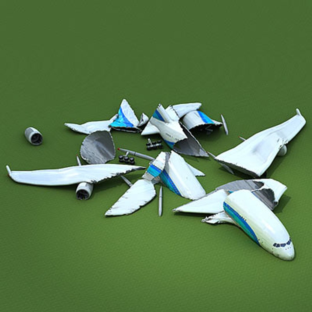 3ds Max Crashed Plane