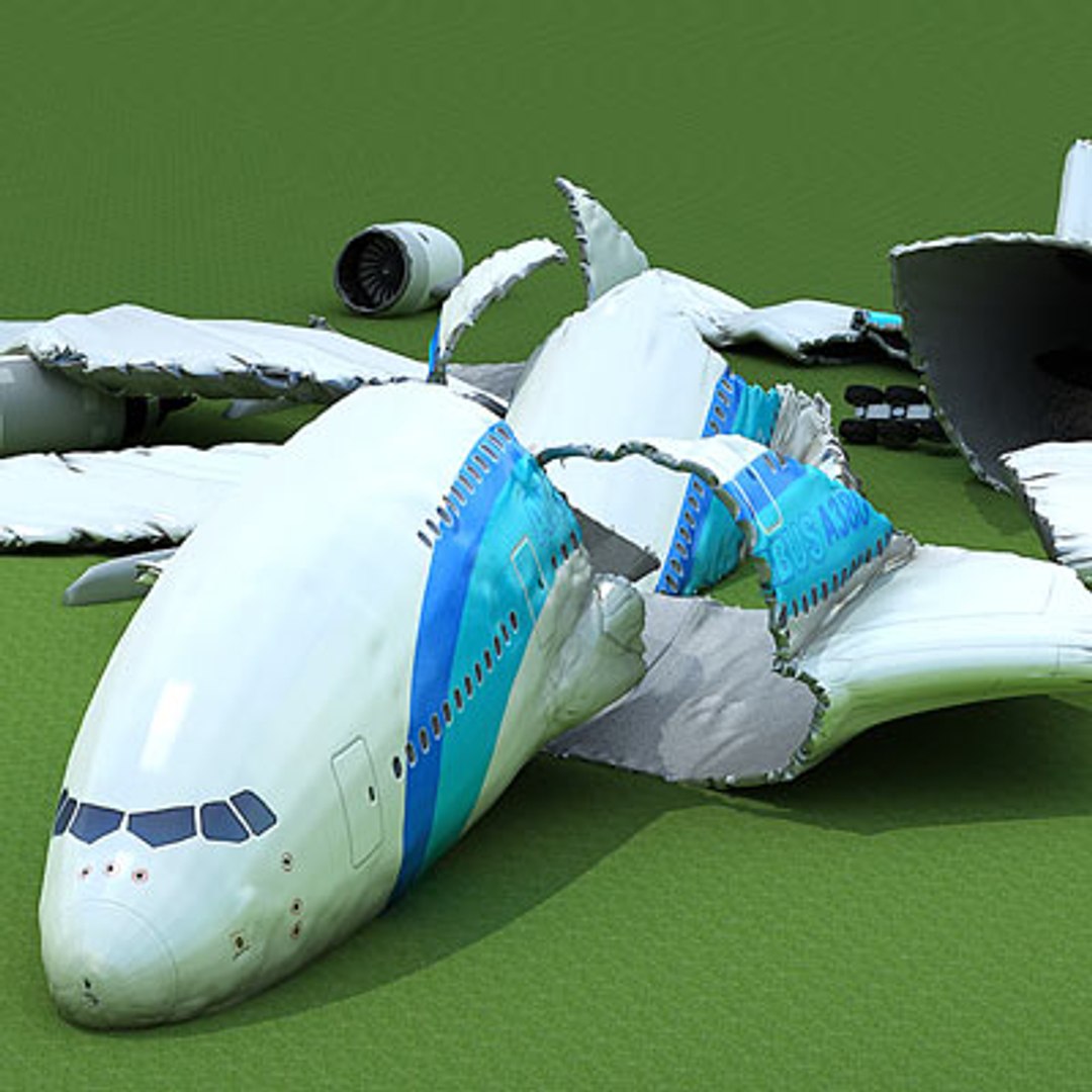 3ds Max Crashed Plane
