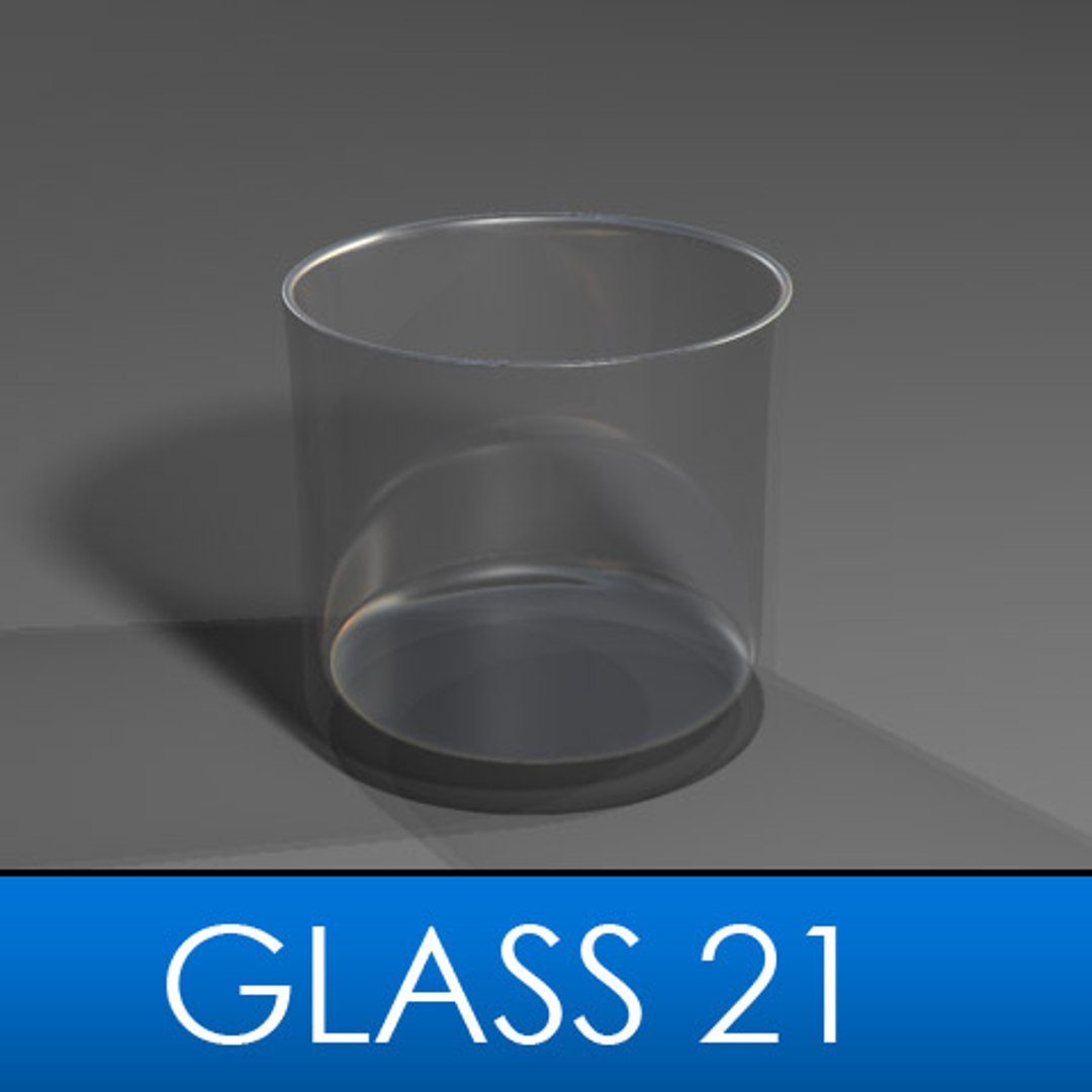 3d model drinking glass