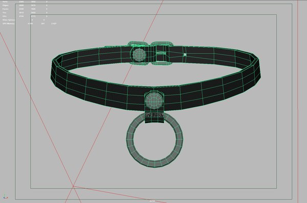 3D women s choker model - TurboSquid 1554108