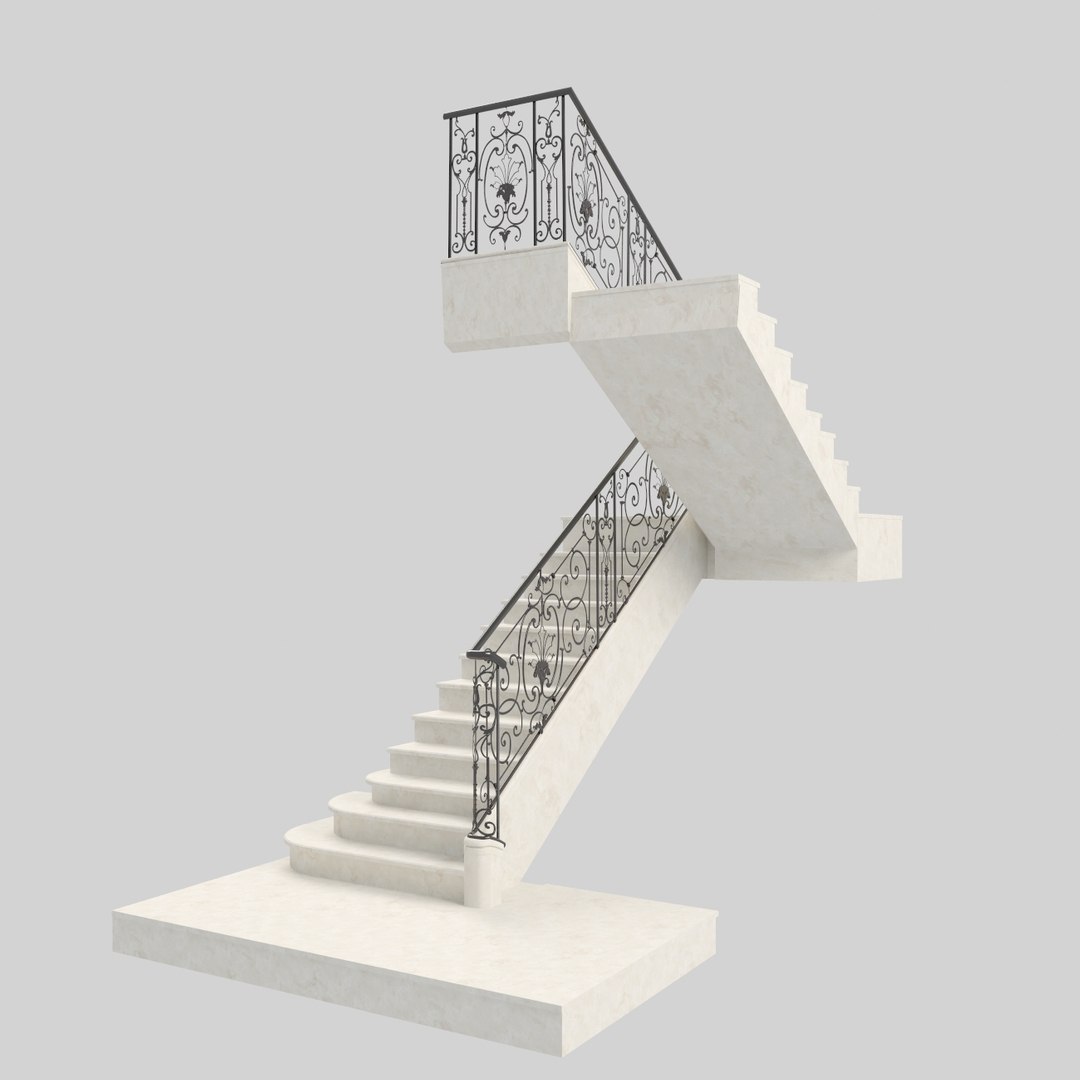 Gramercy Stairs 3d Max