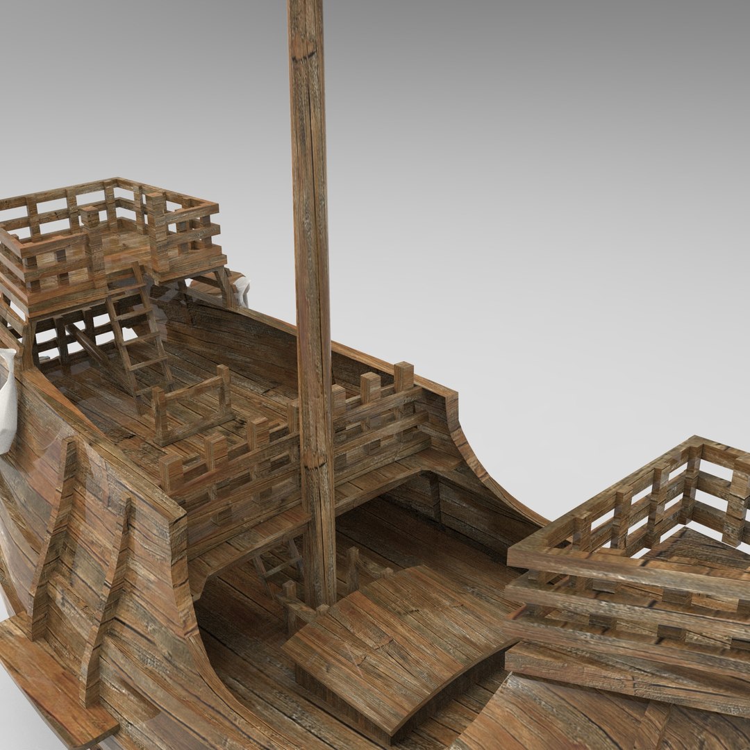 Small Santa Maria Boat 3D Model - TurboSquid 1568147
