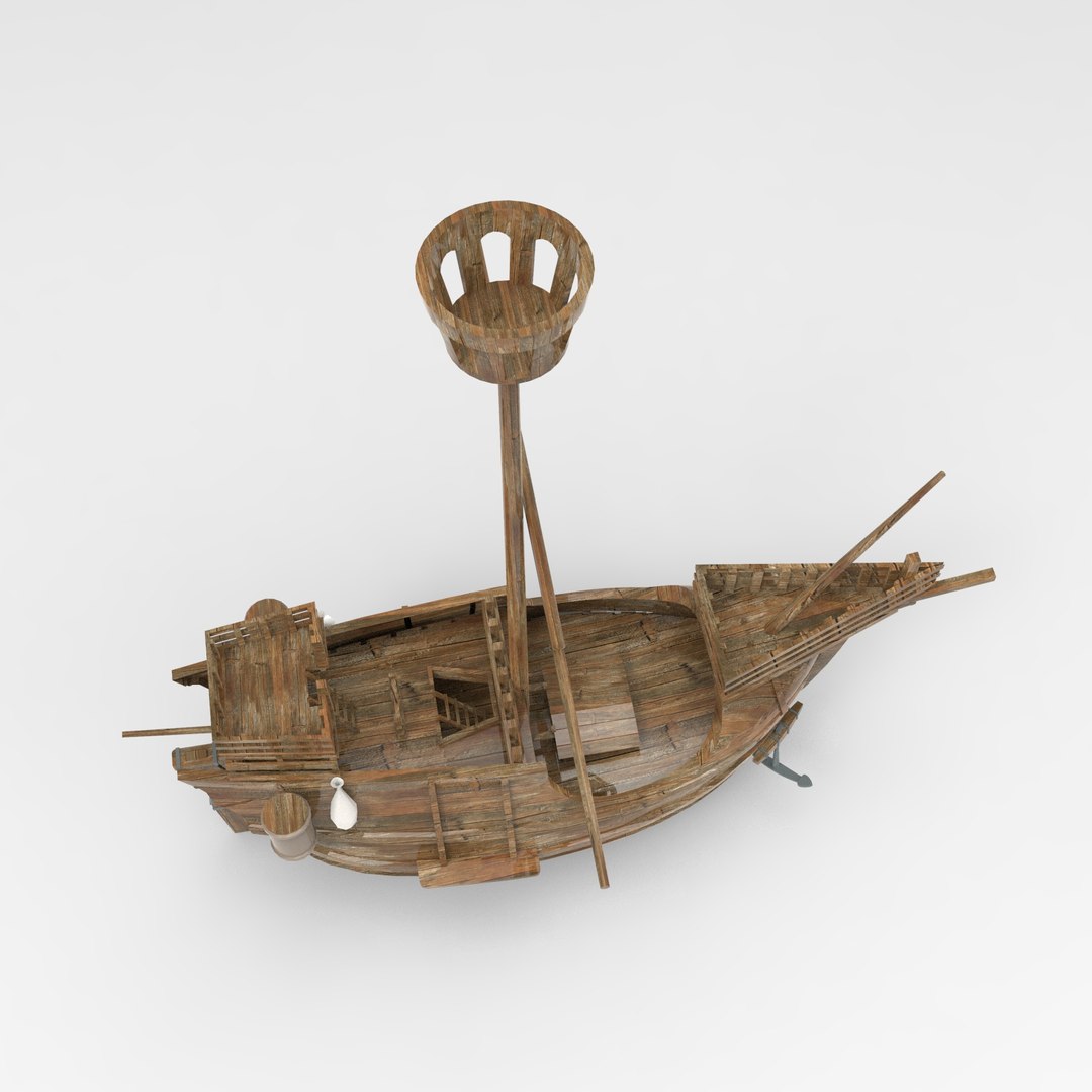 Small Santa Maria Boat 3D Model - TurboSquid 1568147
