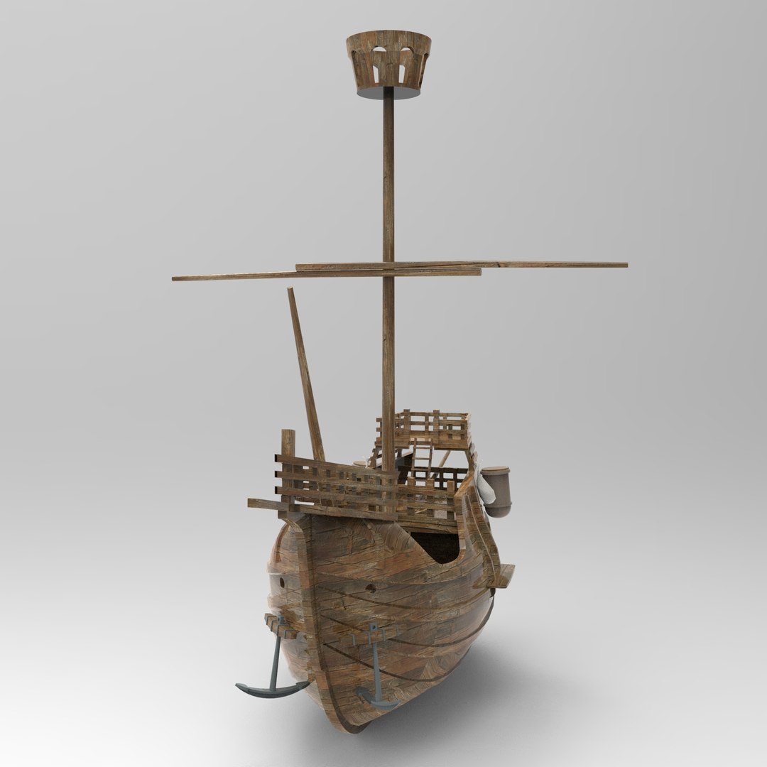 Small Santa Maria Boat 3D Model - TurboSquid 1568147