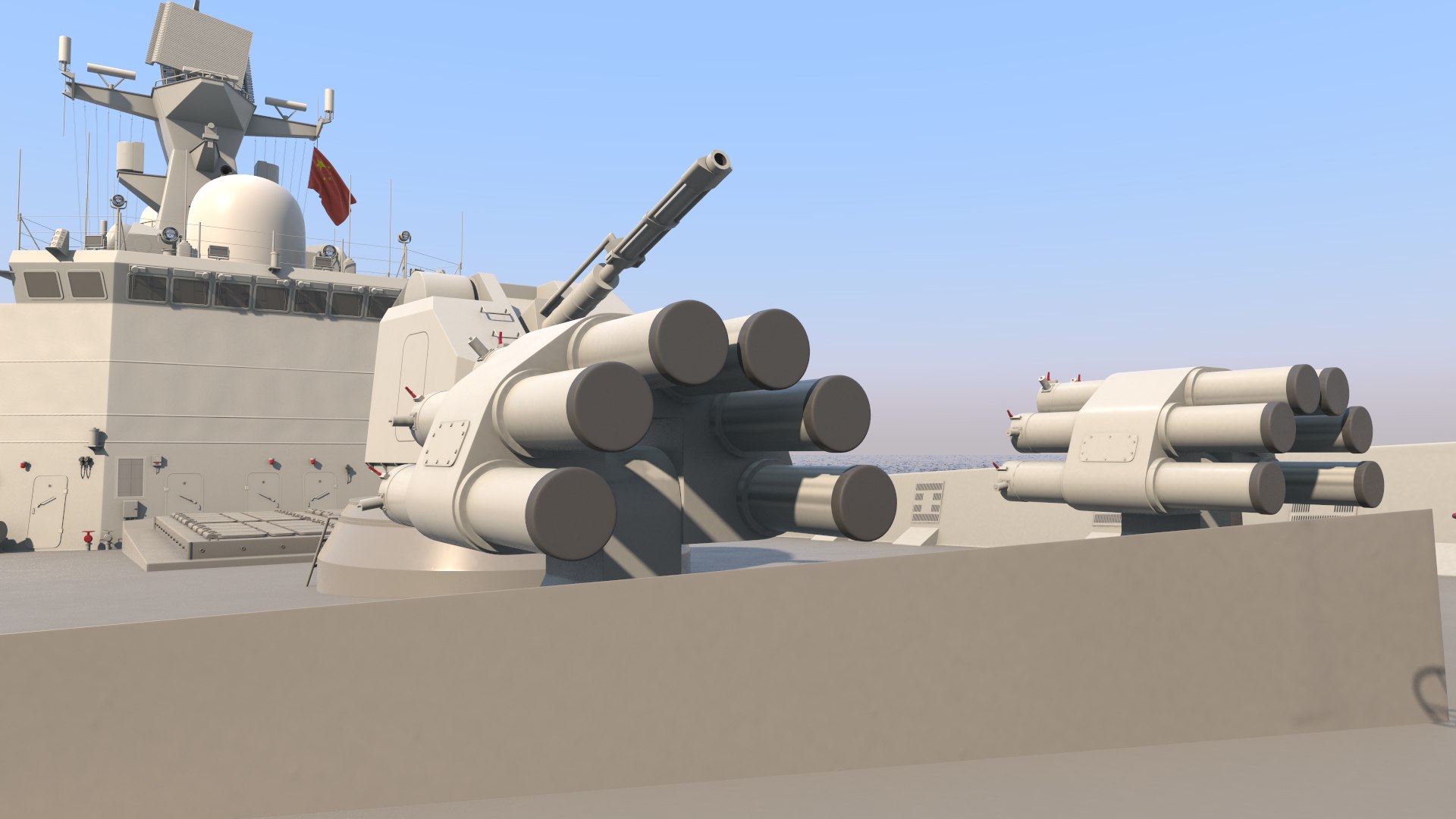 Type 87 Anti Submarine Rocket 3D - TurboSquid 1805399