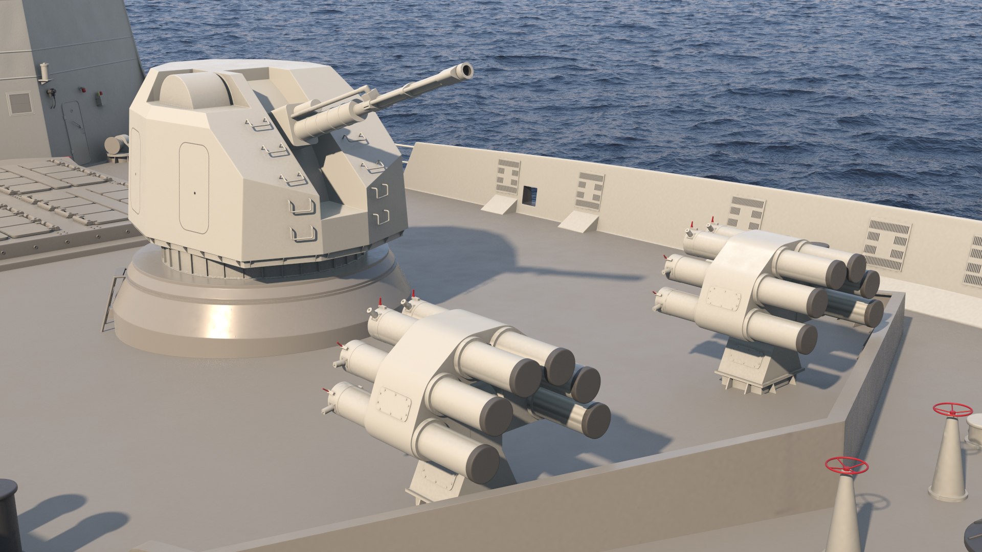 Type 87 Anti Submarine Rocket 3D - TurboSquid 1805399