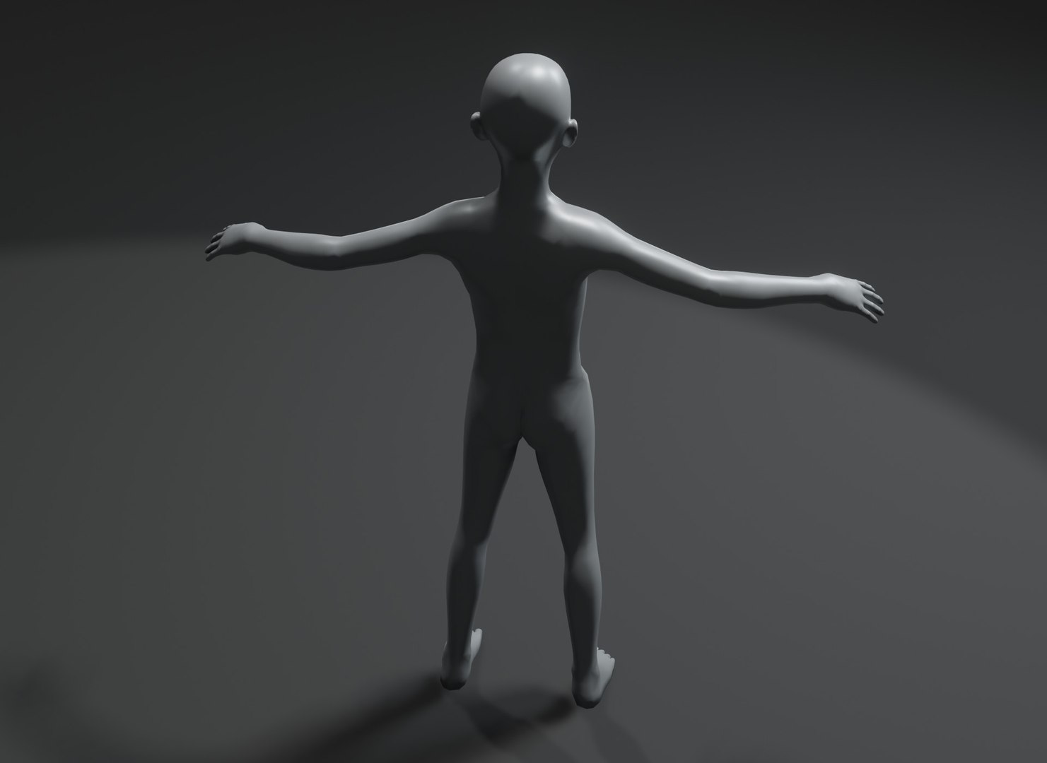 Boy Kid Body Base Mesh 3D Model 10k Polygons 3D Model - TurboSquid 1759420