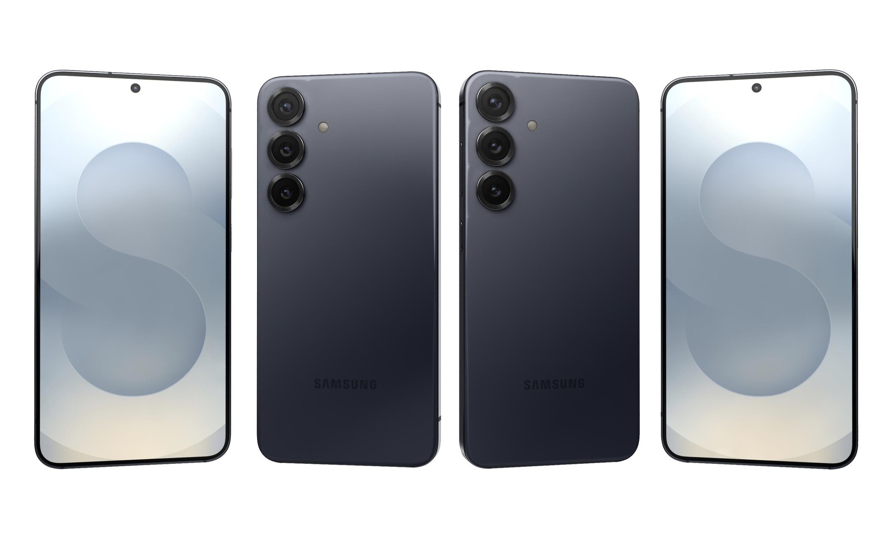 Samsung Galaxy S25 Blue Black Model - TurboSquid 2345727