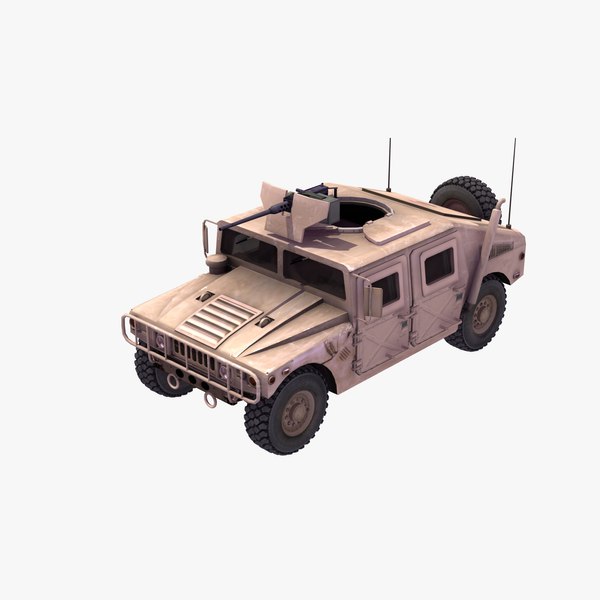 hmmwv hummer jeep egyptian 3d model