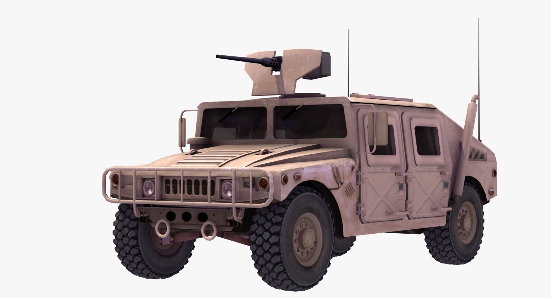 Hmmwv Hummer Jeep Egyptian 3d Model