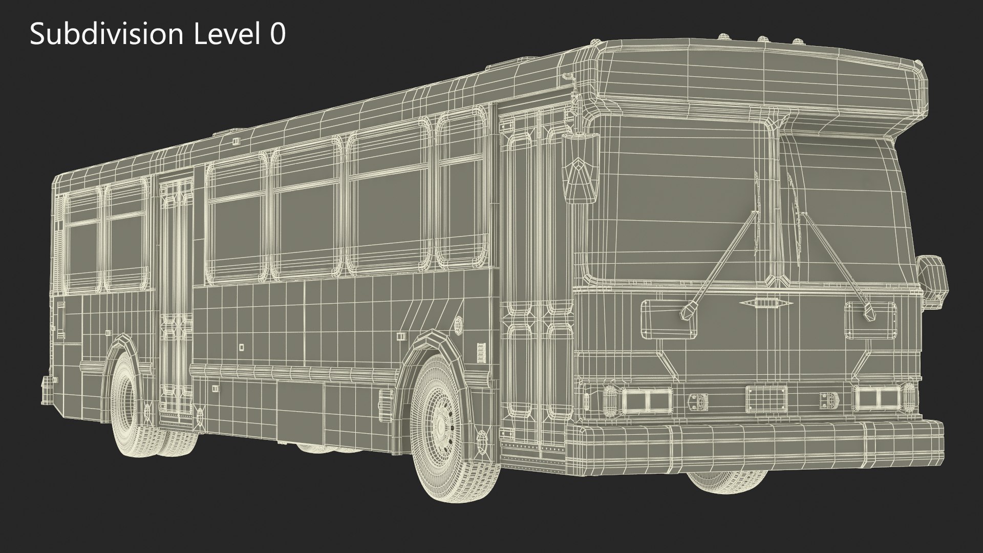 Orion V Transit Bus 3d Obj