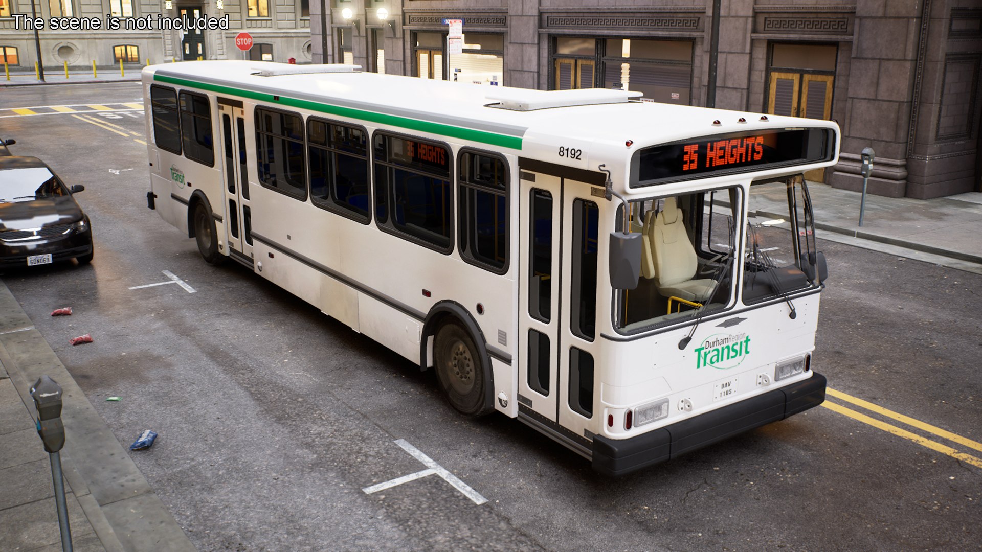Orion V Transit Bus 3d Obj