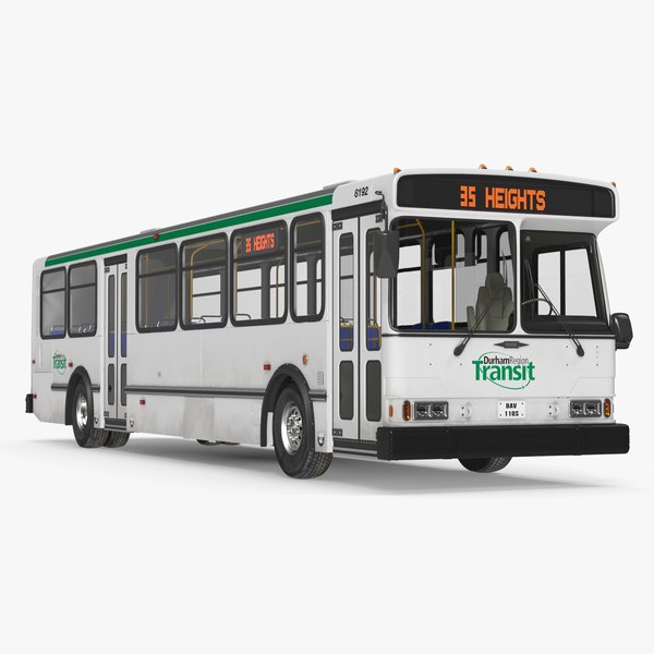 modelo 3d Orion V Transit Bus Durham Transit Interior simple ...