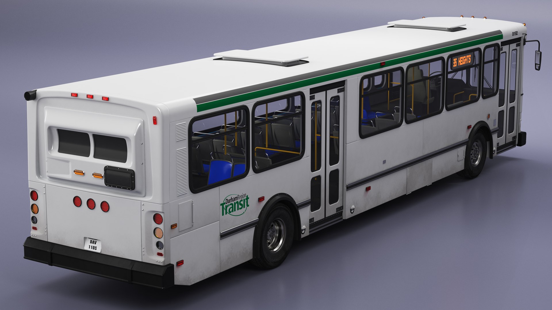 Orion V Transit Bus 3d Obj
