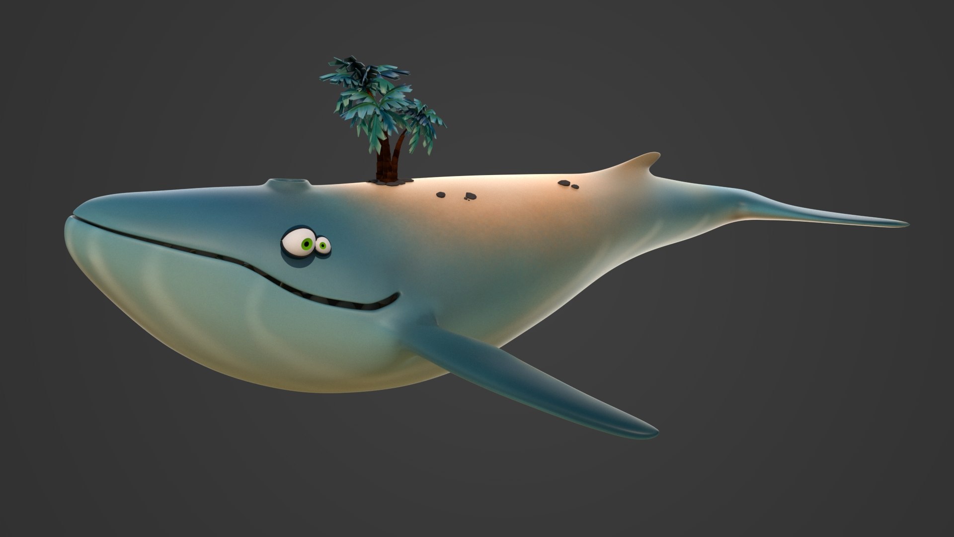 3D Model Whale Island - TurboSquid 2053150