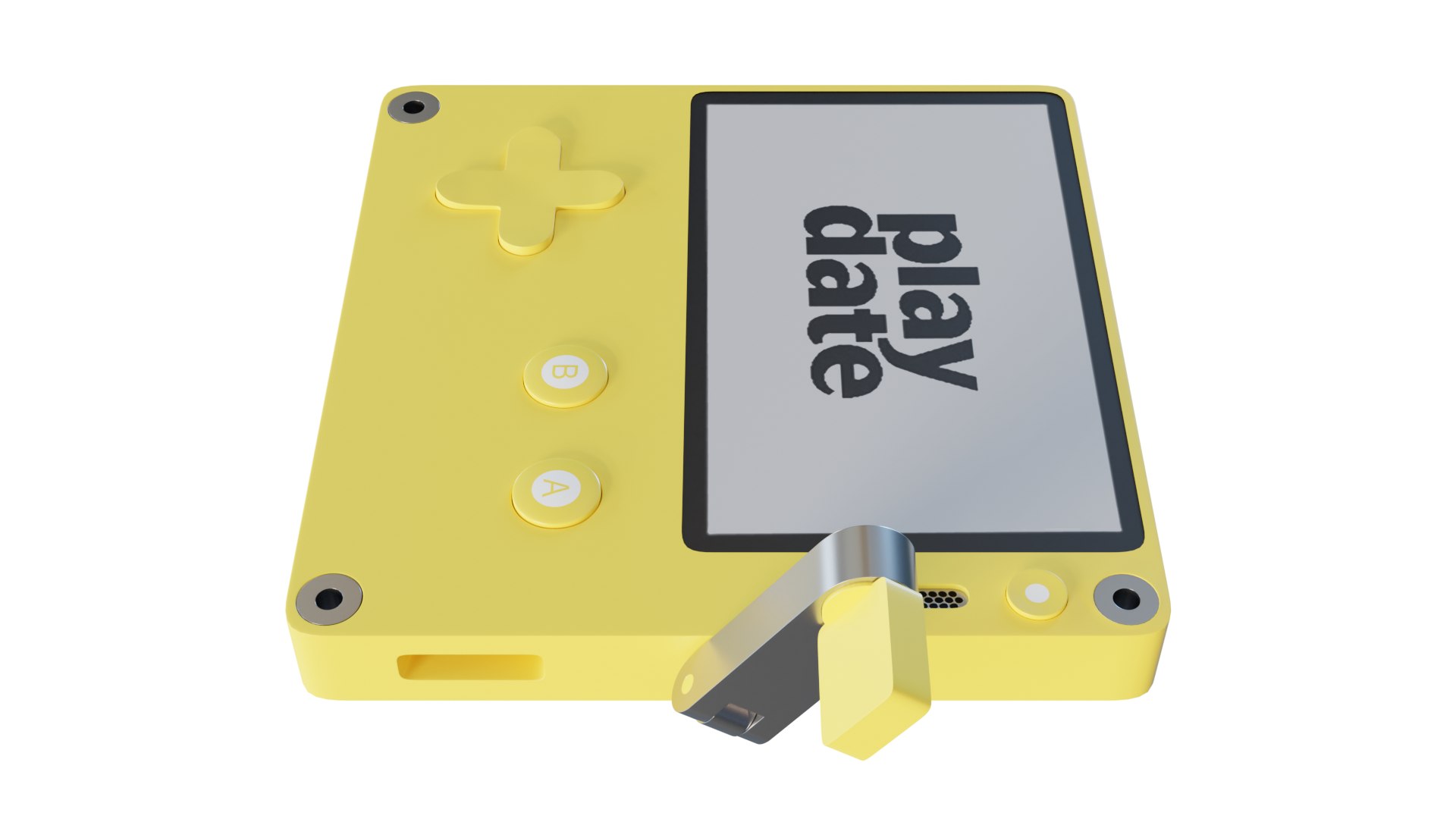 3D Playdate Game Console - TurboSquid 2152401