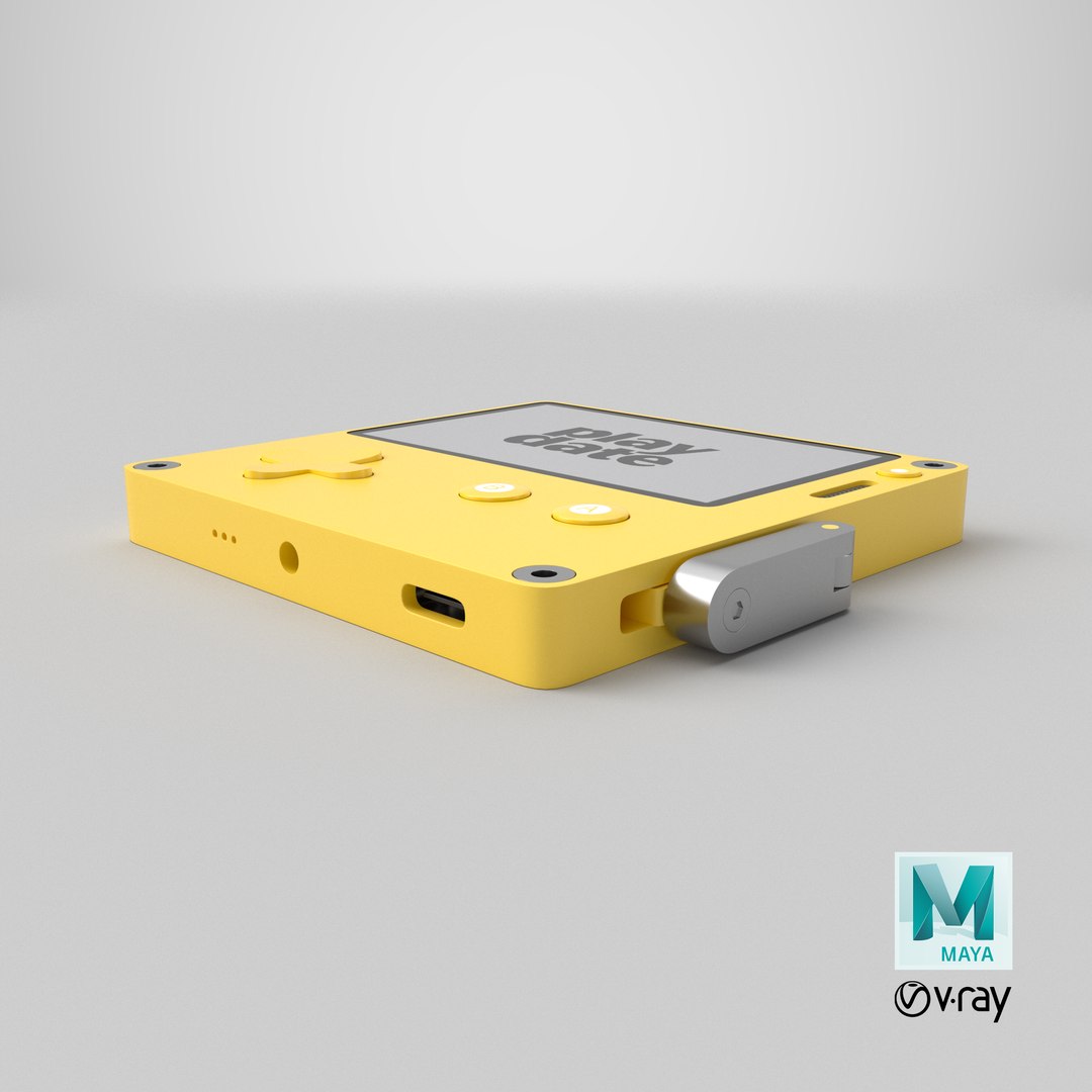 3D Playdate Game Console - TurboSquid 2152401