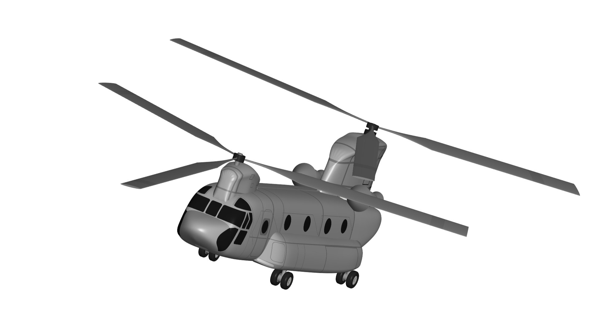 Boeing Chinook Model - TurboSquid 1986716