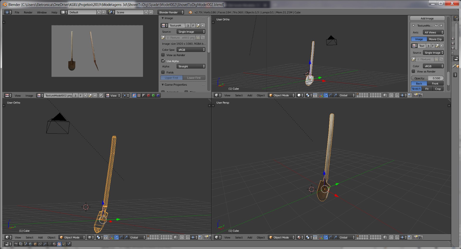 Spade 3D Model - TurboSquid 1424115