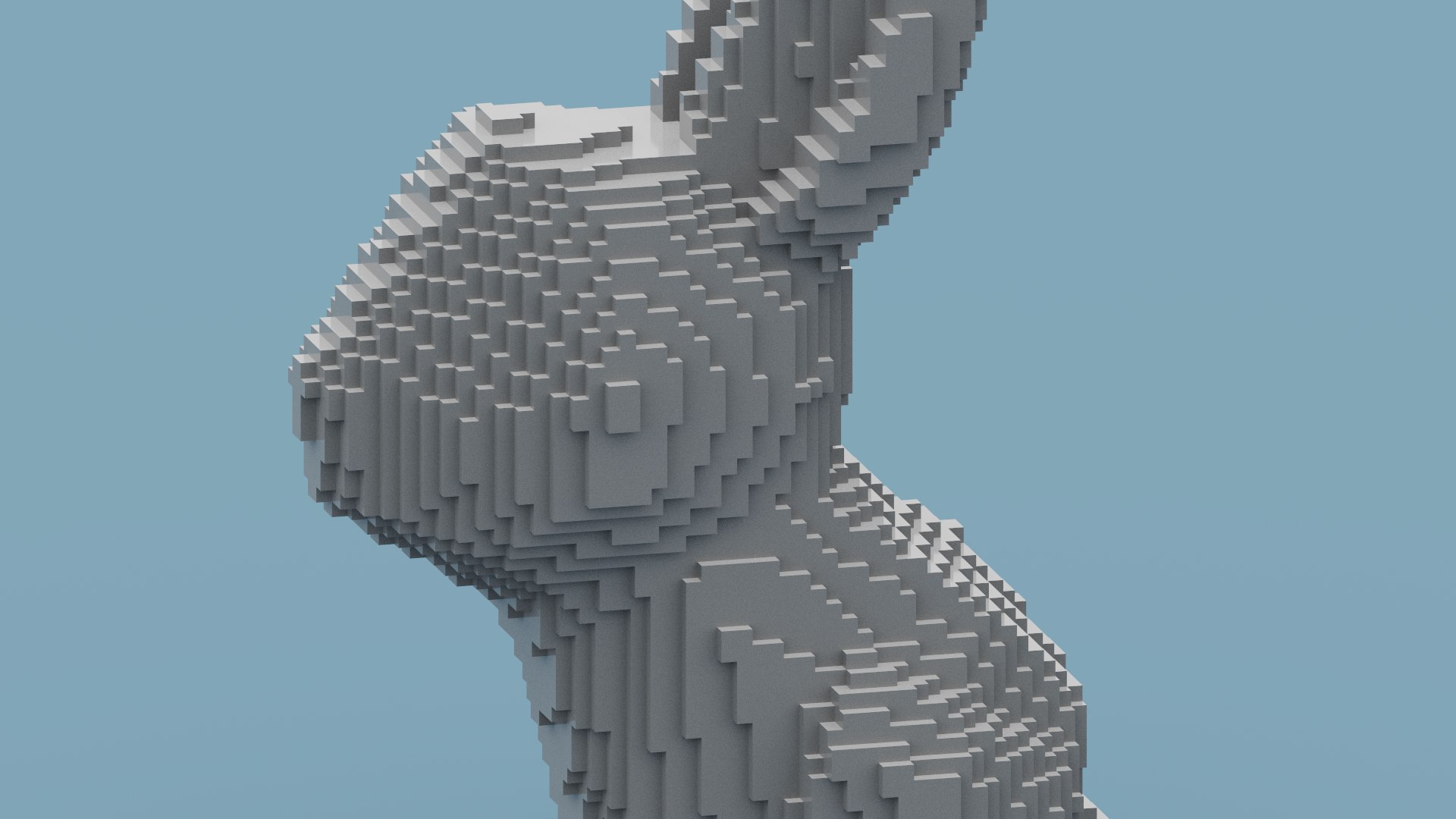 3D model Voxel Rabbit - TurboSquid 2060852