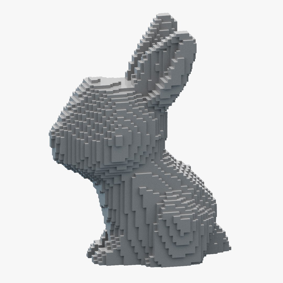 3D model Voxel Rabbit - TurboSquid 2060852