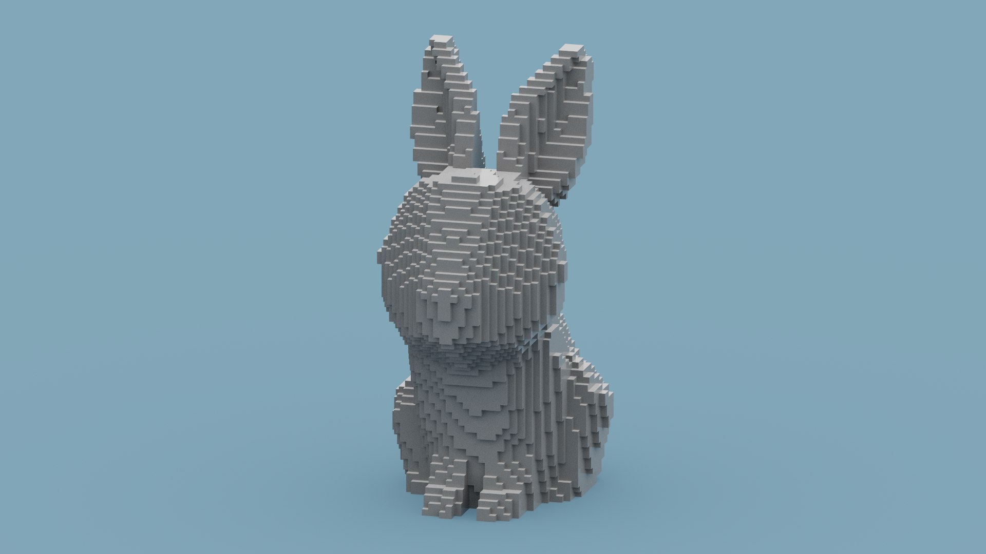3D model Voxel Rabbit - TurboSquid 2060852