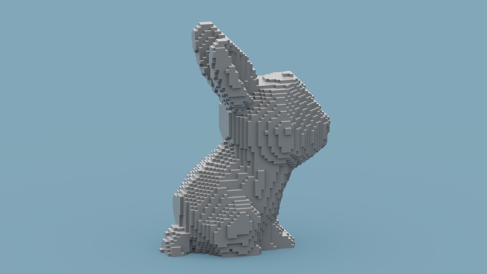 3D model Voxel Rabbit - TurboSquid 2060852