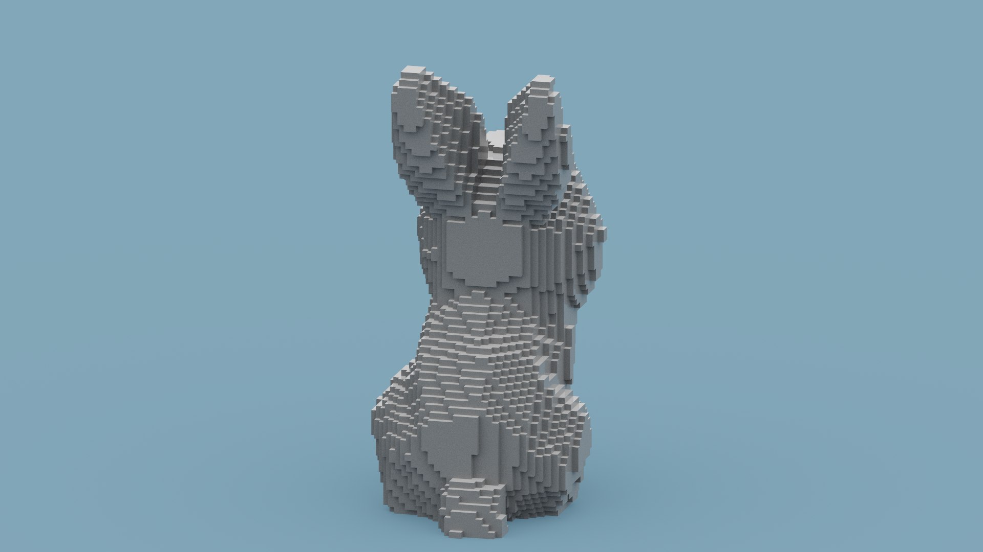 3D model Voxel Rabbit - TurboSquid 2060852