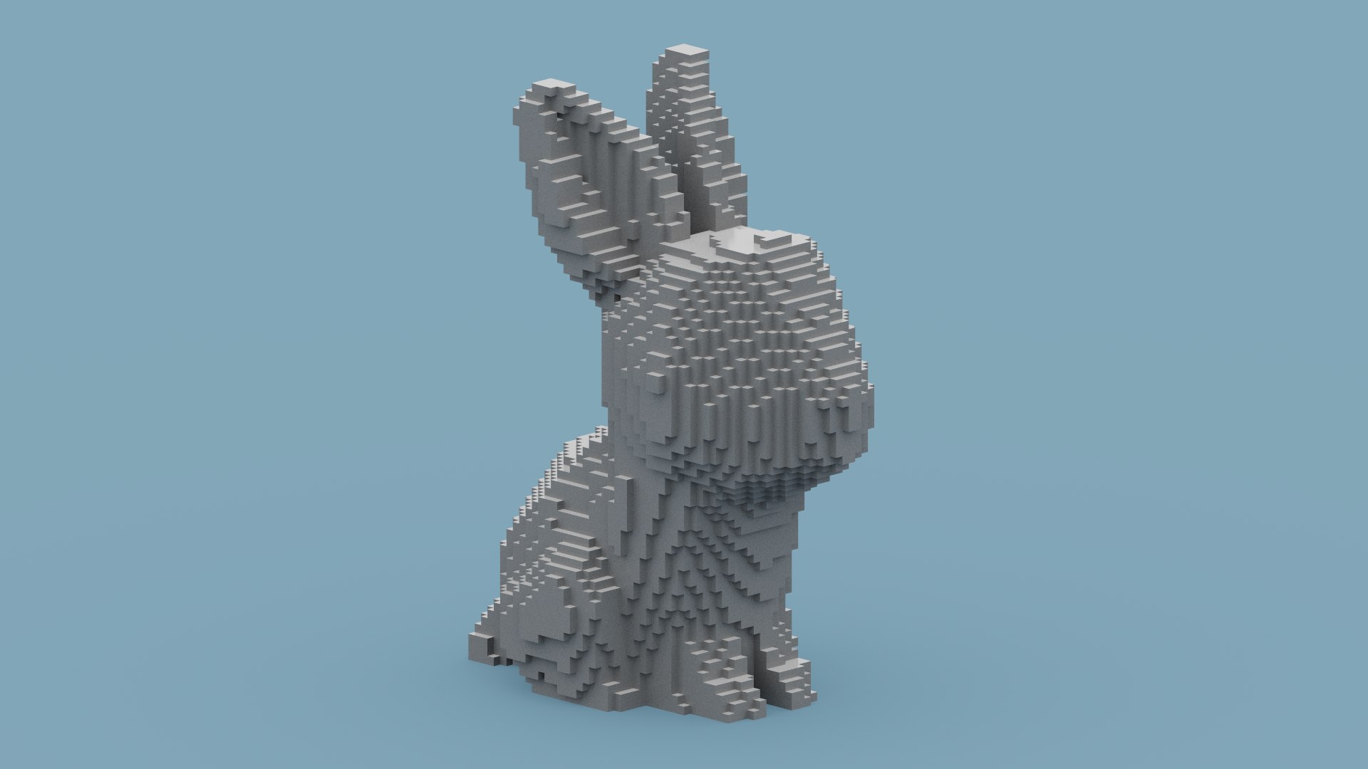 3D model Voxel Rabbit - TurboSquid 2060852