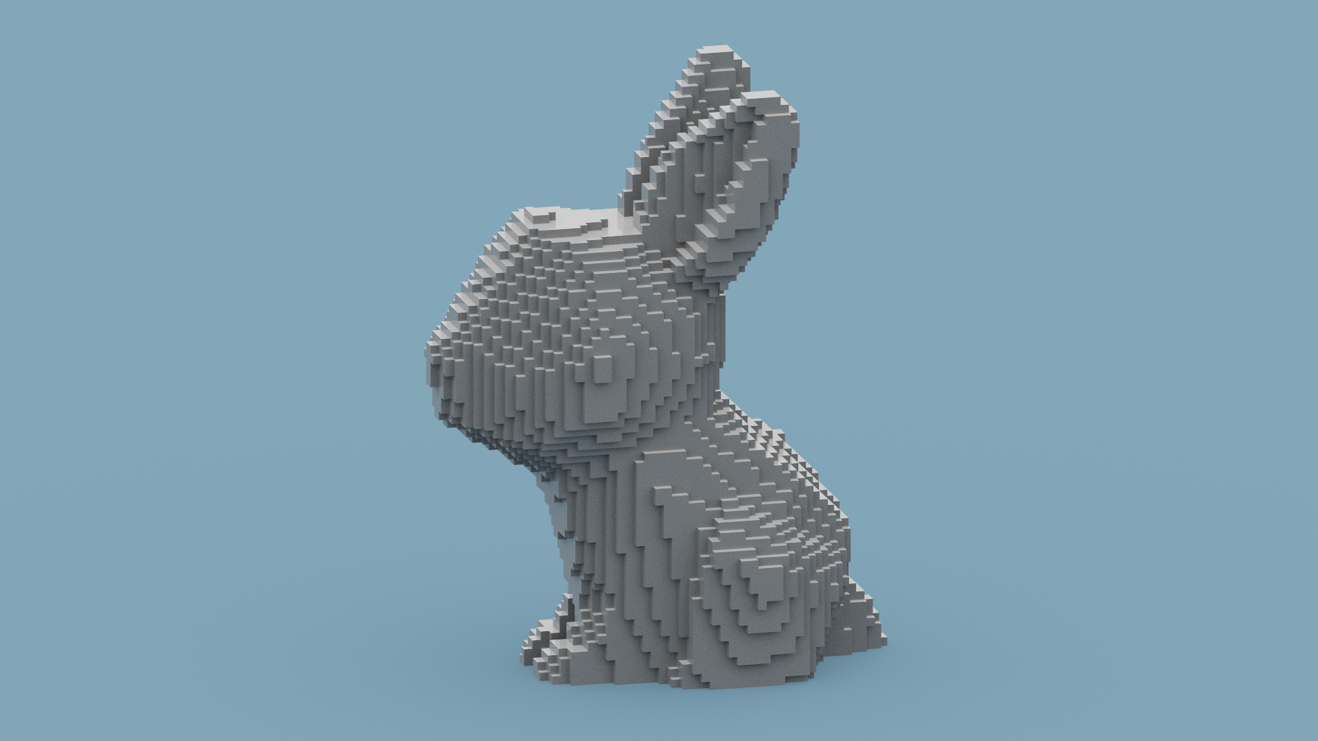 3D model Voxel Rabbit - TurboSquid 2060852