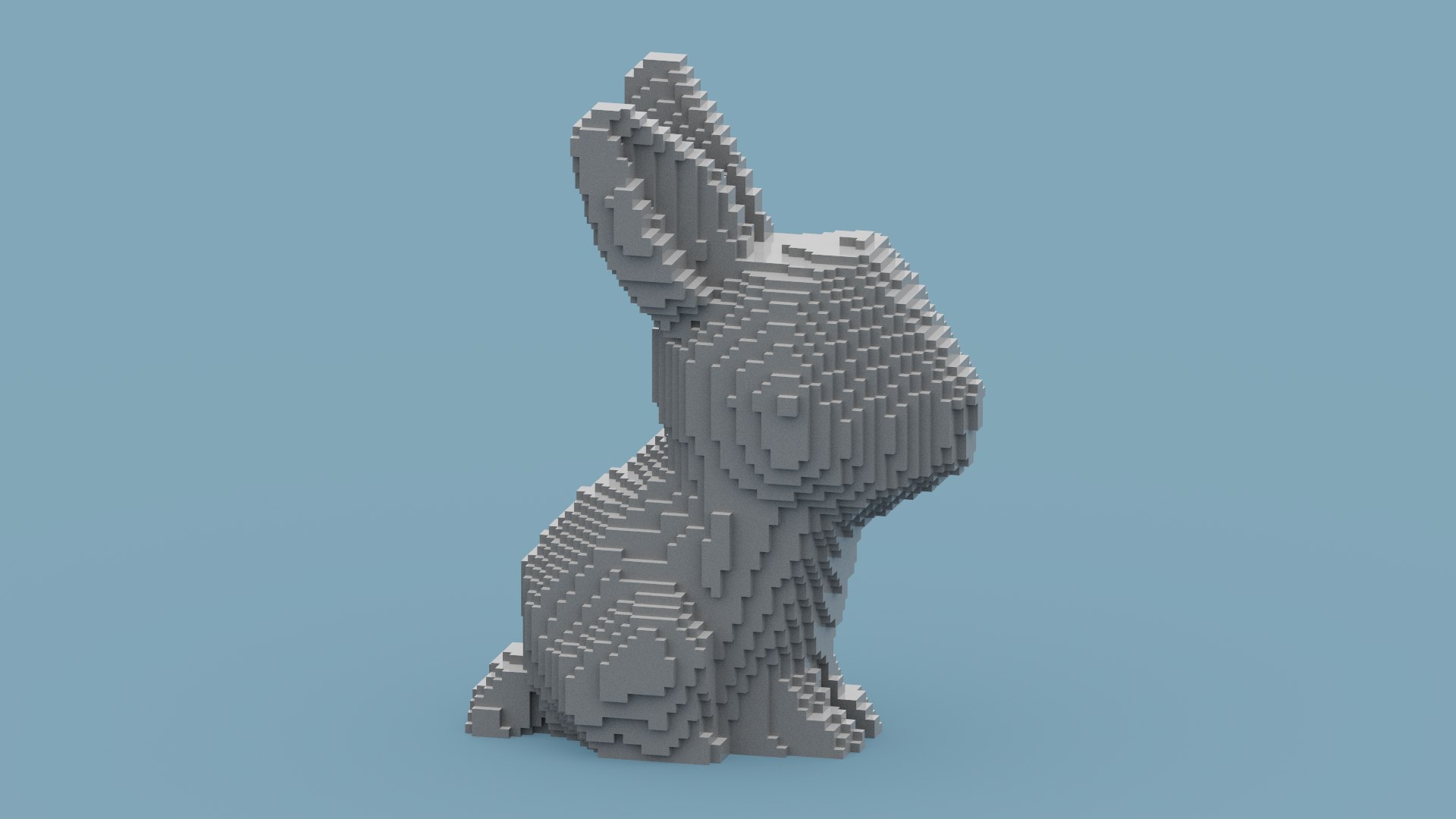3D model Voxel Rabbit - TurboSquid 2060852