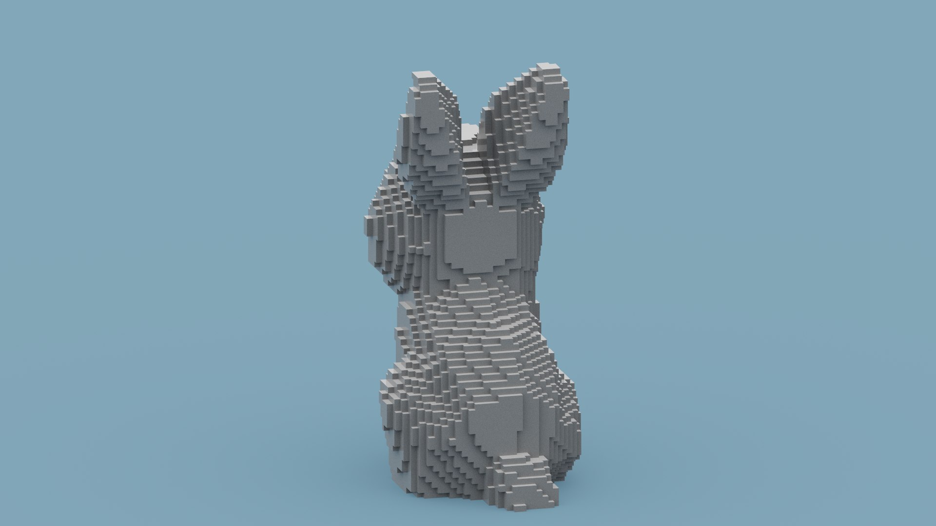 3D model Voxel Rabbit - TurboSquid 2060852