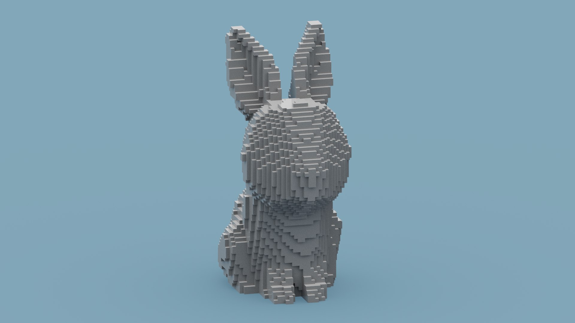 3D model Voxel Rabbit - TurboSquid 2060852