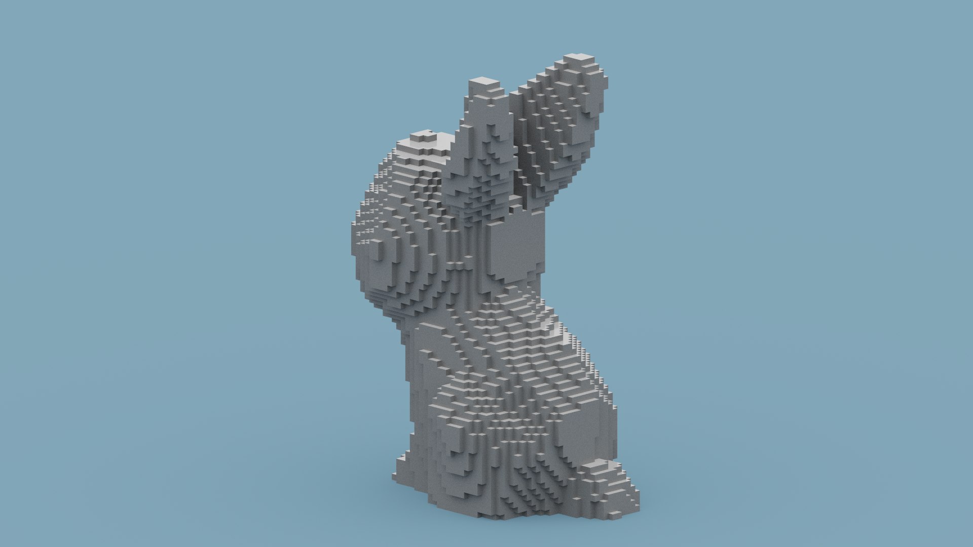 3D model Voxel Rabbit - TurboSquid 2060852