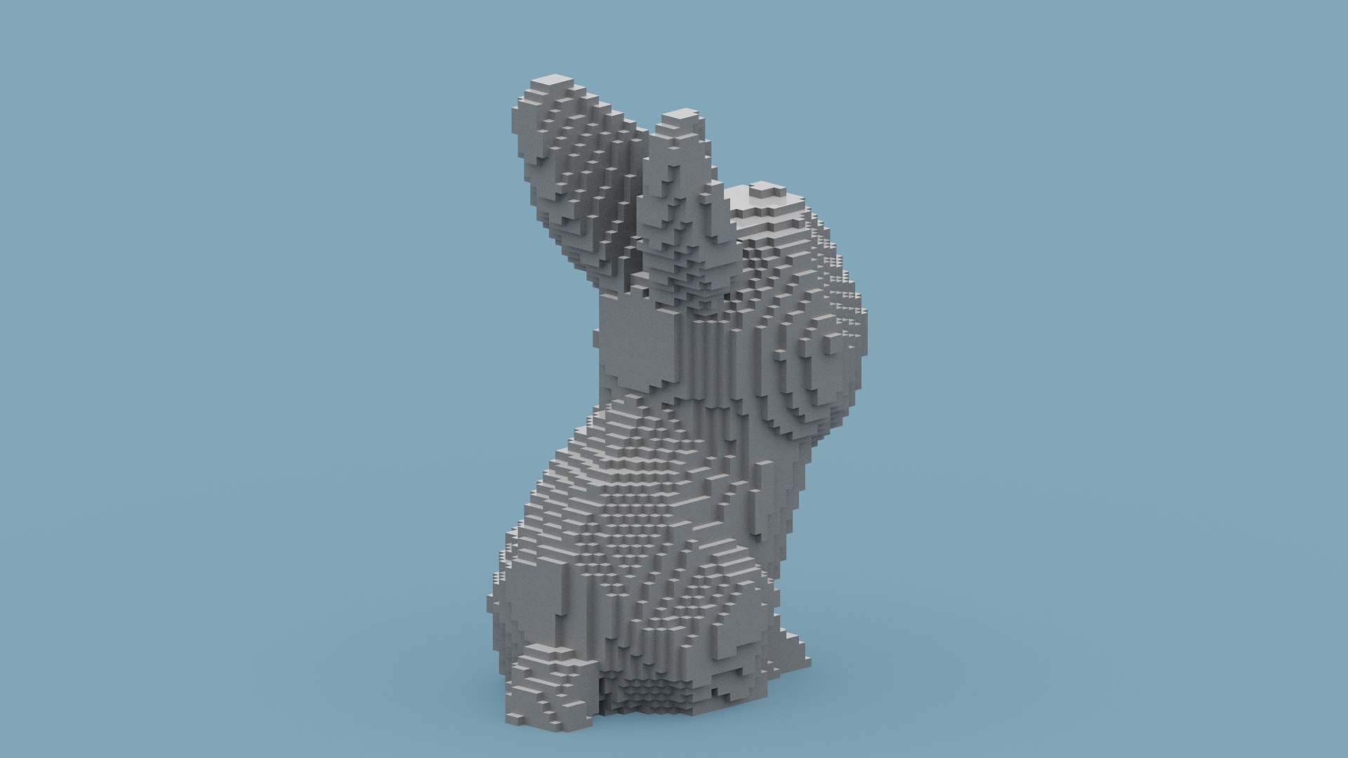 3D model Voxel Rabbit - TurboSquid 2060852