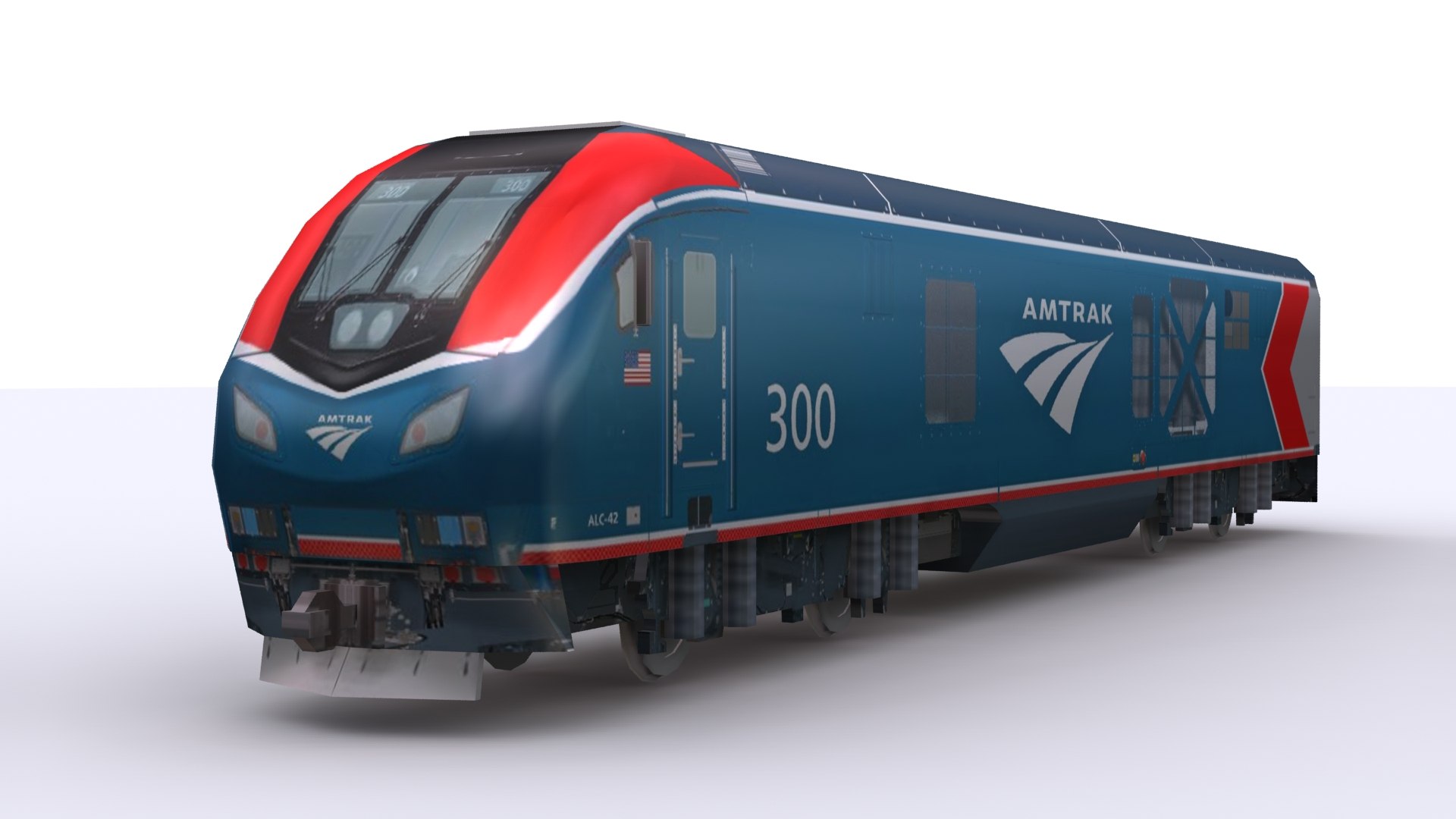 Amtrak ALC 42 Locomotive 3D - TurboSquid 1824499