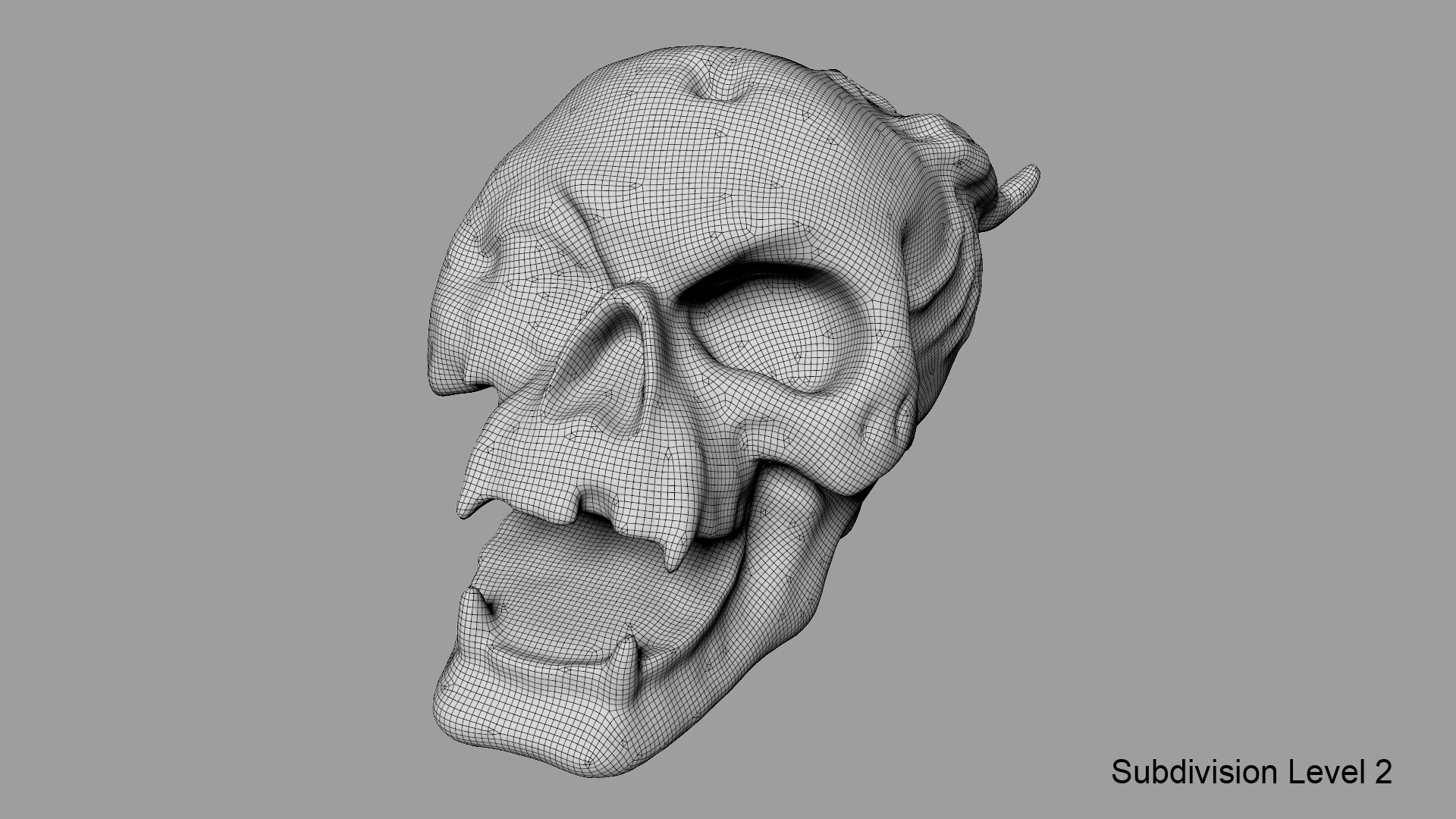 3D demon skull model - TurboSquid 1371645