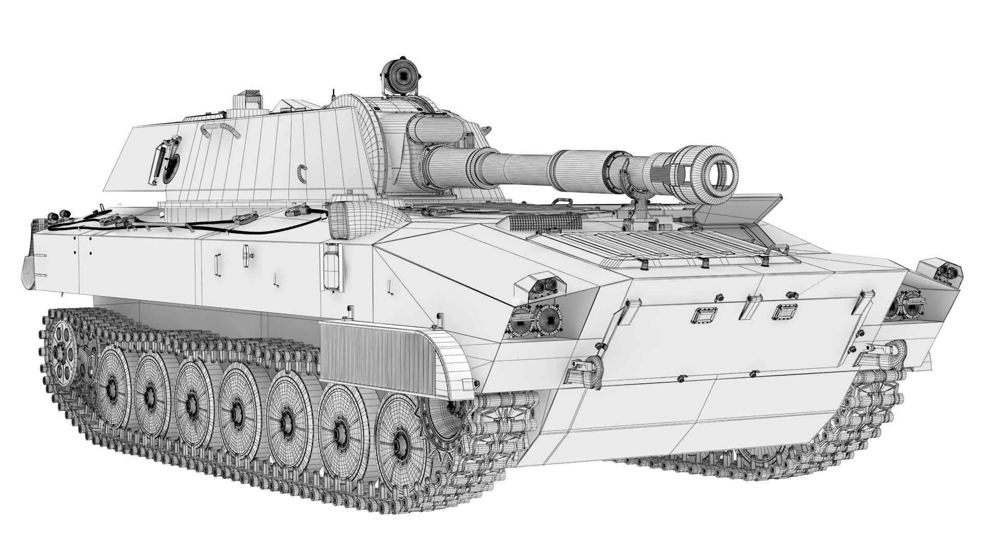 3D Howitzer 2C1 - TurboSquid 2163160